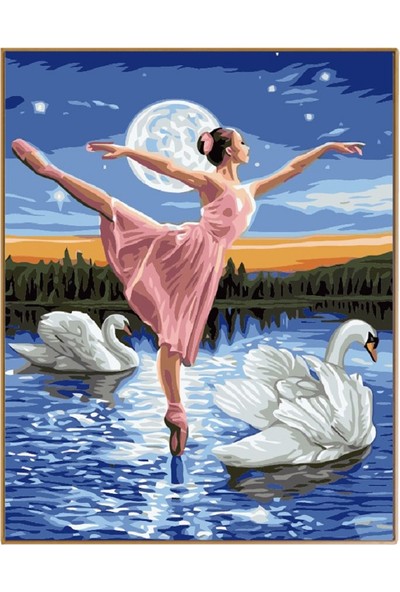 Lily Hobbyland Lilyhobbyland Sayılarla Boyama Hobi ve Tablo Seti Çerçeveli-Boya Fırça Dahil 40X50 cm Kuğularla Bale Lily Hobbyland Lilyhobbyland Sayılarla Boyama Hobi ve Tablo Seti Çerçeveli-Boya Fırça Dahil 40X50 cm Kuğularla Bale