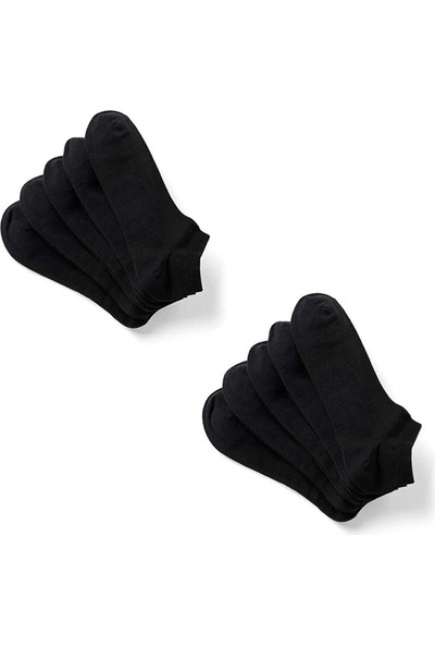Sockshion Siyah Pamuklu Bilek Boy Patik Çorap 10'Lu Ekonomik Paket Sockshion Siyah Pamuklu Bilek Boy Patik Çorap 10'Lu Ekonomik Paket