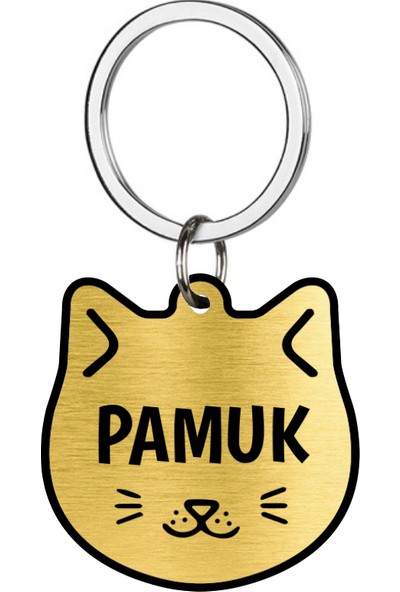 Obibaskı Isme Özel Kedi Isim Künyesi Kaybolursam Ara