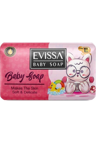Evissa Nem & Koruma Kız Bebeklere Özel Bebek Sabunu 90 gr Evissa Nem & Koruma Kız Bebeklere Özel Bebek Sabunu 90 gr