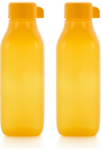 Tupperware Eco Sise Kare 500 ml Turuncu 2'li