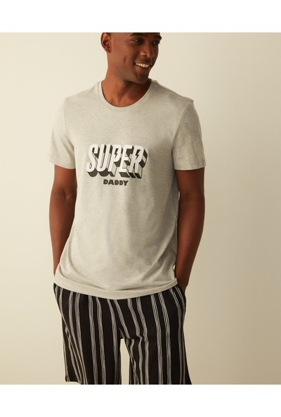 Penti Gift Super Daddy Şort Pijama Takımı