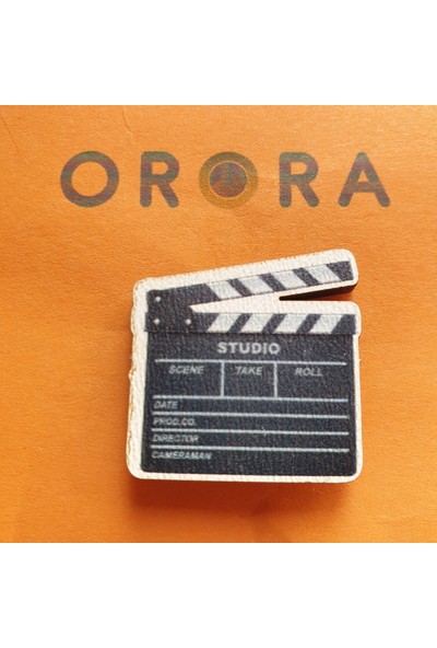 Ororabutik Klaket Ahşap Broş -Rozet 2-3cm Ororabutik Klaket Ahşap Broş -Rozet 2-3cm