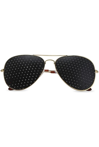 Göz Görüşü Egzersiz Düzeltme Geliştirme Sunglar Altın Renk Çerçevesi