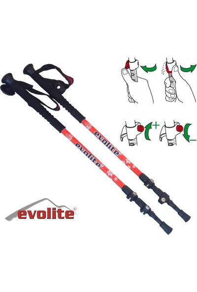 Evolite Speed-Lock Dıştan Kilitli Trekking Batonu Evolite Speed-Lock Dıştan Kilitli Trekking Batonu