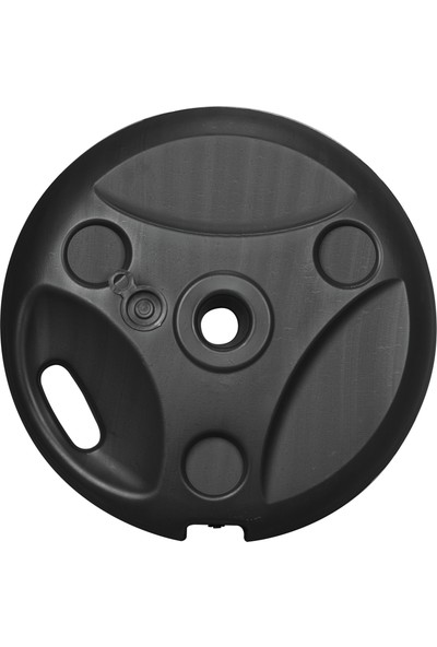 Siyah Yuvarlak Şemsiye Bidonu 22LT'LIK