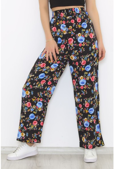 Desenli Pantolon Siyahmavi - 211084.1247. Desenli Pantolon Siyahmavi - 211084.1247.
