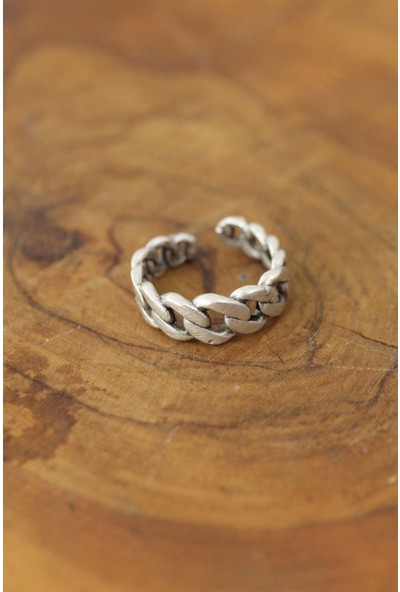 Shoecide Zincir Model Metal Ayarlanabilir Erkek Yüzük