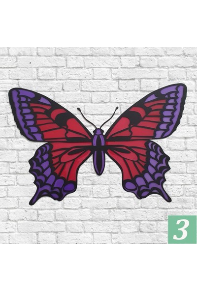 Veraart Epoksili Ahşap Kelebek Duvar Dekoru-3 Veraart Epoksili Ahşap Kelebek Duvar Dekoru-3