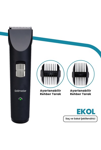 Goldmaster Ekol BY-4103 Şarjlı Saç Sakal Tıraş Makinesi