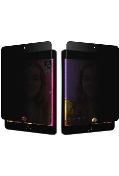 Canpay Apple Ipad Pro 9.7 2016 Uyumlu Ekran Koruyucu Tam Kaplayan Gizlilik Filtreli Hayalet Cam