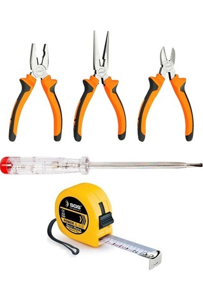 Xolotex Mini Kargaburun Pense Yankeski 3'lü Set + Şerit Metre 3 mt + Kontrol Kalemi Xolotex Mini Kargaburun Pense Yankeski 3'lü Set + Şerit Metre 3 mt + Kontrol Kalemi