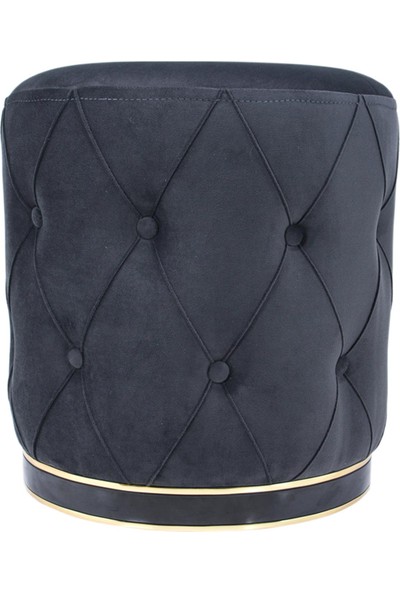 Zem Lunge Chester Anthracite Gold Puf