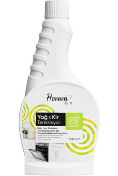 Homm Bitkisel Yağ Kir Çözücü Homm Bitkisel Yağ Kir Çözücü