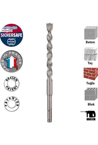 Diager Ush Germany Sds Plus 12X210 Twıster Delme Ucu Diager Ush Germany Sds Plus 12X210 Twıster Delme Ucu