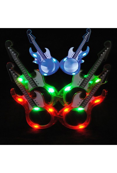 Pandoli LED Işıklı Gitar Gözlük 3 Adet (Mavi-Kırmızı-Yeşil Renk) Pandoli LED Işıklı Gitar Gözlük 3 Adet (Mavi-Kırmızı-Yeşil Renk)