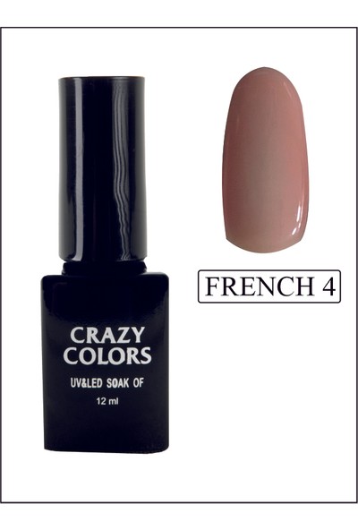 Crazy Color Crazy Colors Uv LED Kalıcı Oje 12 ml No: Fr4