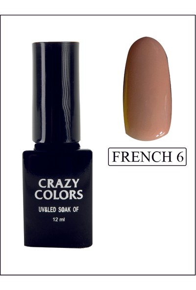Crazy Color Crazy Colors Uv LED Kalıcı Oje 12 ml No: Fr6