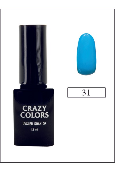 Crazy Color Crazy Colors Uv LED Kalıcı Oje 12 ml No: 31