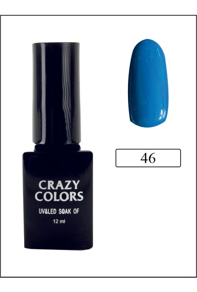 Crazy Color Crazy Colors Uv LED Kalıcı Oje 12 ml No: 46