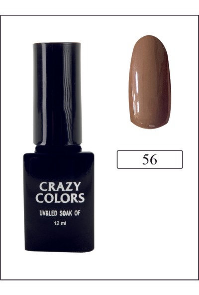 Crazy Color Crazy Colors Uv LED Kalıcı Oje 12 ml No: 56