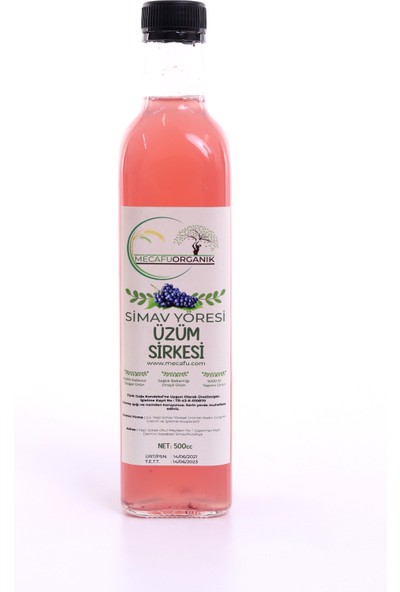 Mecafu Üzüm Sirkesi 500 ml