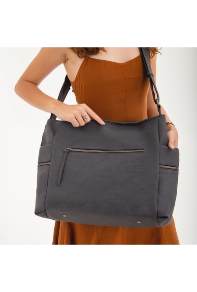 Tamer Tanca Kadın Vegan Omuz Çanta 579 IM406 Bn Canta Y22