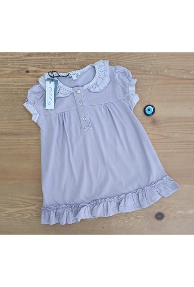 Fırfır Detaylı Yumuşacık Dokuya Sahip Kız Bebek Şirin Elbise Fırfır Detaylı Yumuşacık Dokuya Sahip Kız Bebek Şirin Elbise