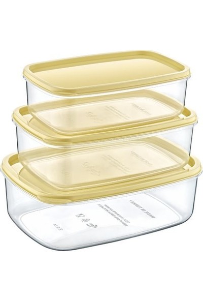 Şeffaf Saklama Kabı Seti Büyük Boy Şeffaf Saklama Kabı Seti Büyük Boy