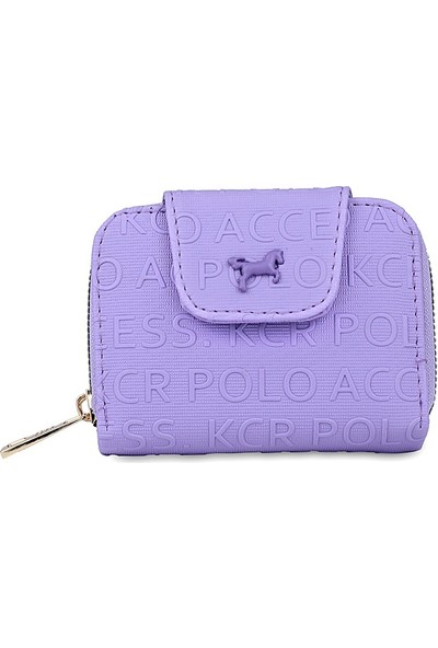 Bayana Lila Küçük Kibar Kullanışlı Kadın Cüzdanı