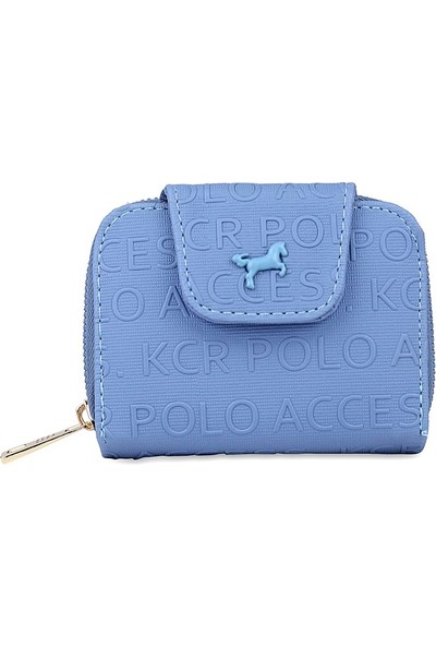 Bayana Mavi Küçük Kibar Kullanışlı Kadın Cüzdanı