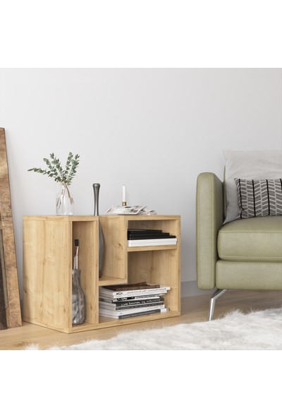 Decormet Abies Sehpa Safir Meşe