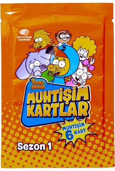 Mythos Cards Kral Şakir Muhtişim Kartlar - Sezon 1 (6 Kartlık Paket) Mythos Cards Kral Şakir Muhtişim Kartlar - Sezon 1 (6 Kartlık Paket)