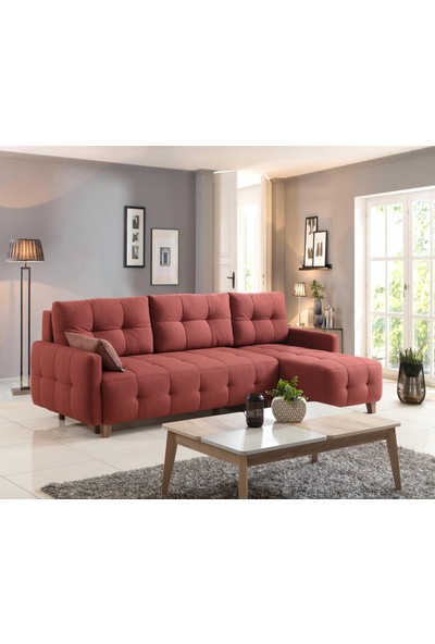 Furnia Cassa Köşe Takımı Kiremit