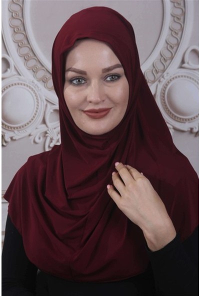 Moda Çizgi Hazır Şal Ninja Tasarım Bordo Moda Çizgi Hazır Şal Ninja Tasarım Bordo