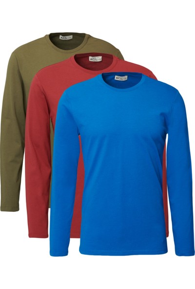 AC&Co / Altınyıldız Classics Slim Fit Pamuk 3'lü Paket Penye