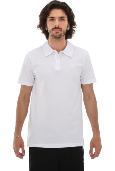 LJ101079283 Lumberjack 2m CT953 Polo 2fx Erkek T-Shirt Beyaz