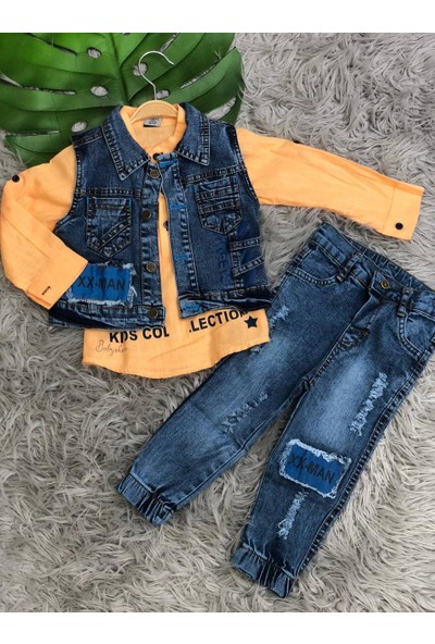 Small Cat Erkek Çocuk 3Lü Takım