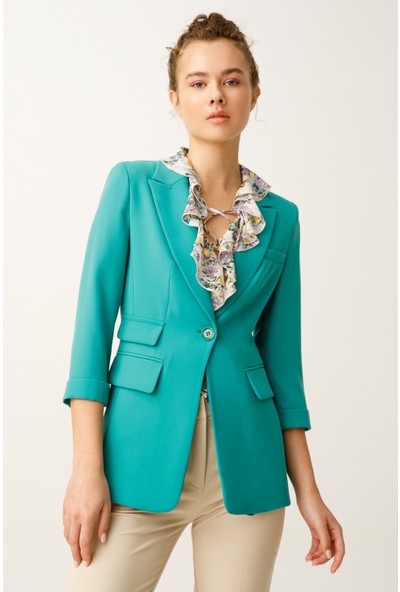 Ekol Duble Kol Tek Düğme Ceket