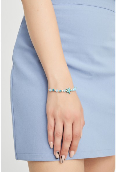 Royal Club De Polo Barcelona Kadın Renkli Taş Bileklik RPJS000102