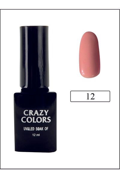 Crazy Colors Uv LED Kalıcı Oje 12 ml No: 12