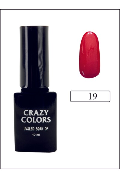 Crazy Colors Uv LED Kalıcı Oje 12 ml No:19