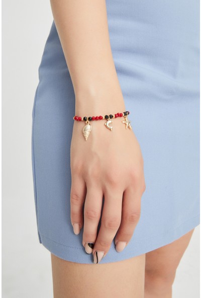 Aqua Di Polo 1987 Kadın Renkli Taş Bileklik APJS000904 Aqua Di Polo 1987 Kadın Renkli Taş Bileklik APJS000904