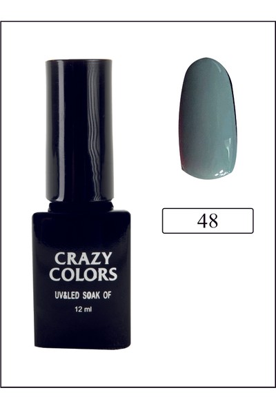 Crazy Colors Uv LED Kalıcı Oje 12 ml No: 48