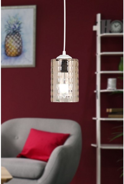 Begüsa Akgün Tekli Avize Beyaz Bal Akrilik Begüsa Akgün Tekli Avize Beyaz Bal Akrilik