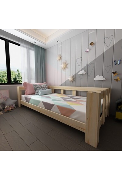 Modimo Babe Sedir Ahşap Çocuk Karyolası Modimo Babe Sedir Ahşap Çocuk Karyolası