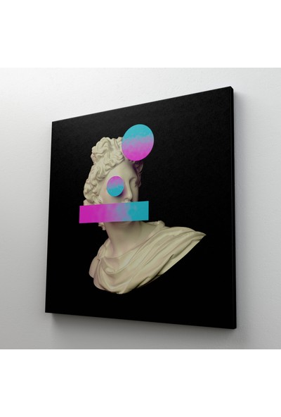 Harita Sepeti Vaporwave Tarzı Çağdaş Sanat Kanvas Tablo Harita Sepeti Vaporwave Tarzı Çağdaş Sanat Kanvas Tablo