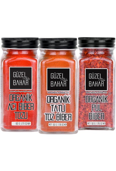 Güzel Ada Gıda Organik Baharat Red Pepper Kit