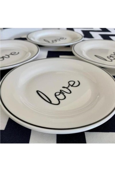 Porland Hope 4'lü Düz Tabak 17 cm