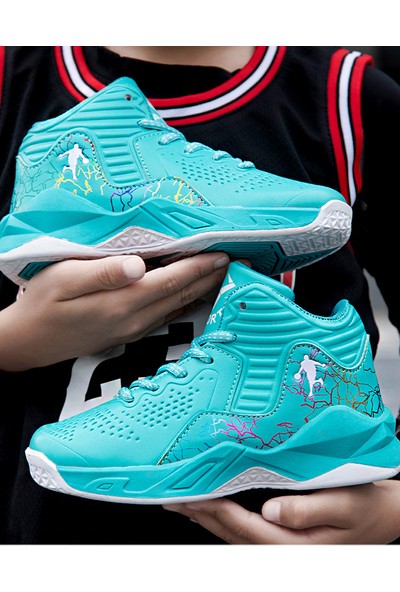 Angus Çocuk Basketbol Ayakkabısı - Yeşil (Yurt Dışından) Angus Çocuk Basketbol Ayakkabısı - Yeşil (Yurt Dışından)